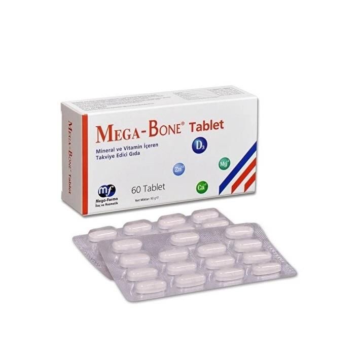 Mega-Bone 60 Tablet I UYGUN FİYAT I ORİJİNAL I 'VitaminPasaji.com'' dan ...