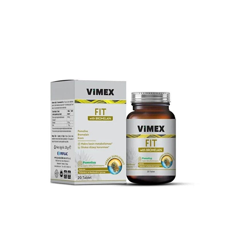 Vimex Fit With Bromelain 30 Tablet I UYGUN FİYAT I ORİJİNAL I ...