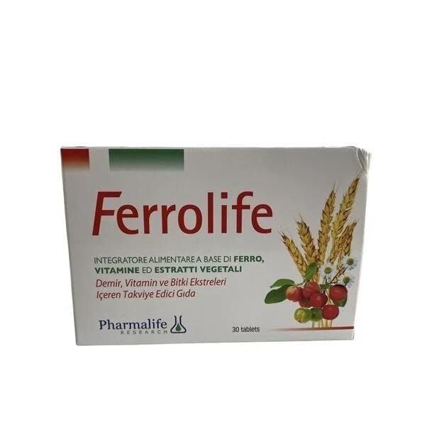 Pharmalife FERROLIFE 30 Tablet I UYGUN FİYAT I ORİJİNAL I ...