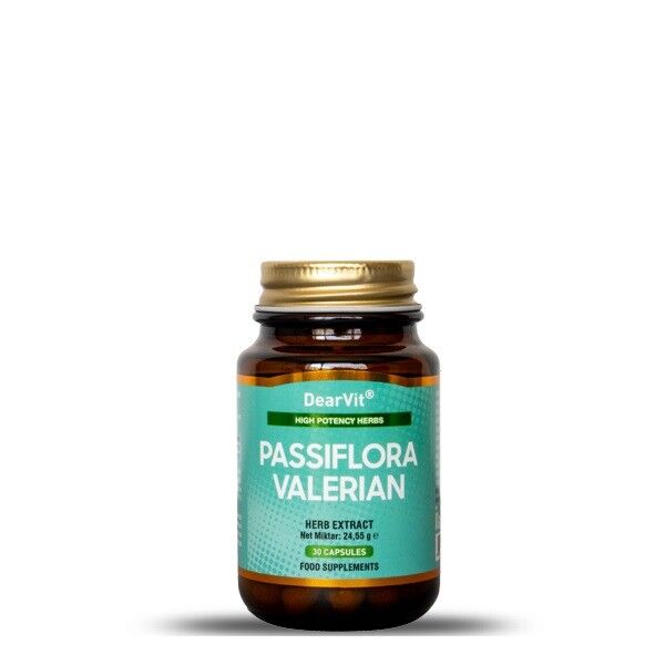 Dearvit Passiflora Valerian 30 Kapsül I UYGUN FİYAT I ORİJİNAL I ...