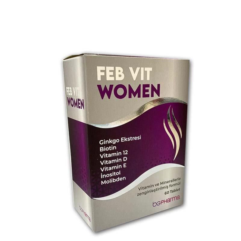 FEB Vit Women 60 Tablets I UYGUN FİYAT I ORİJİNAL I 'VitaminPasaji.com'' dan I SATIN ALIN.