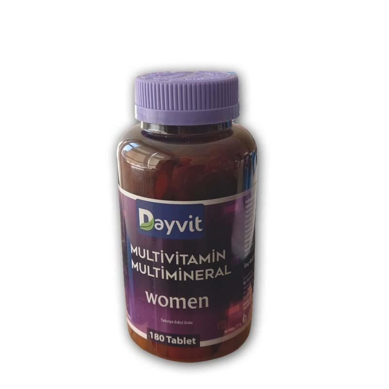 Dayvit Multivitamin Women 180 Tablet I UYGUN FİYAT I ORİJİNAL I ...