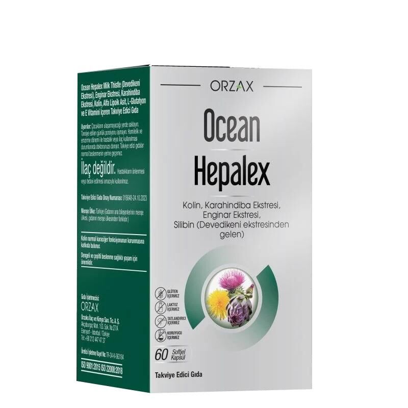 Ocean Hepalex 60 Softgel Kapsül I UYGUN FİYAT I ORİJİNAL I ...