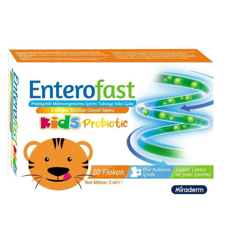 Enterofast KIDS Probiotic 10 Flakon I UYGUN FİYAT I ORİJİNAL I ...