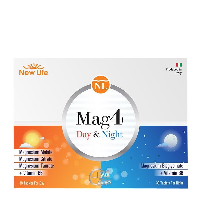 New Life Mag4 Day Night 30 + 30 Tablet I UYGUN FİYAT I ORİJİNAL I ...