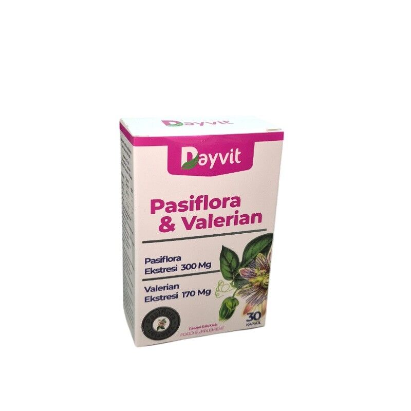 Dayvit Passiflora Valerian 30 Kapsül I UYGUN FİYAT I ORİJİNAL I ...