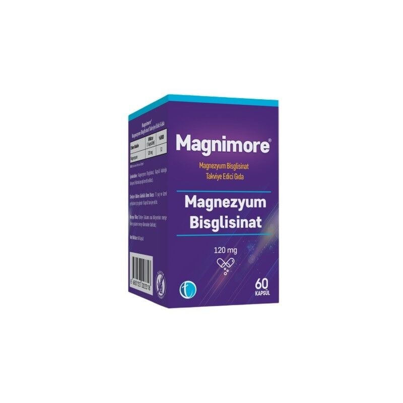 Magnimore Magnezyum Bisglisinat 60 Kapsül I UYGUN FİYAT I ORİJİNAL I ...